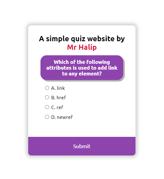 Quiz Time! by Halip Quiz Time! by Halip